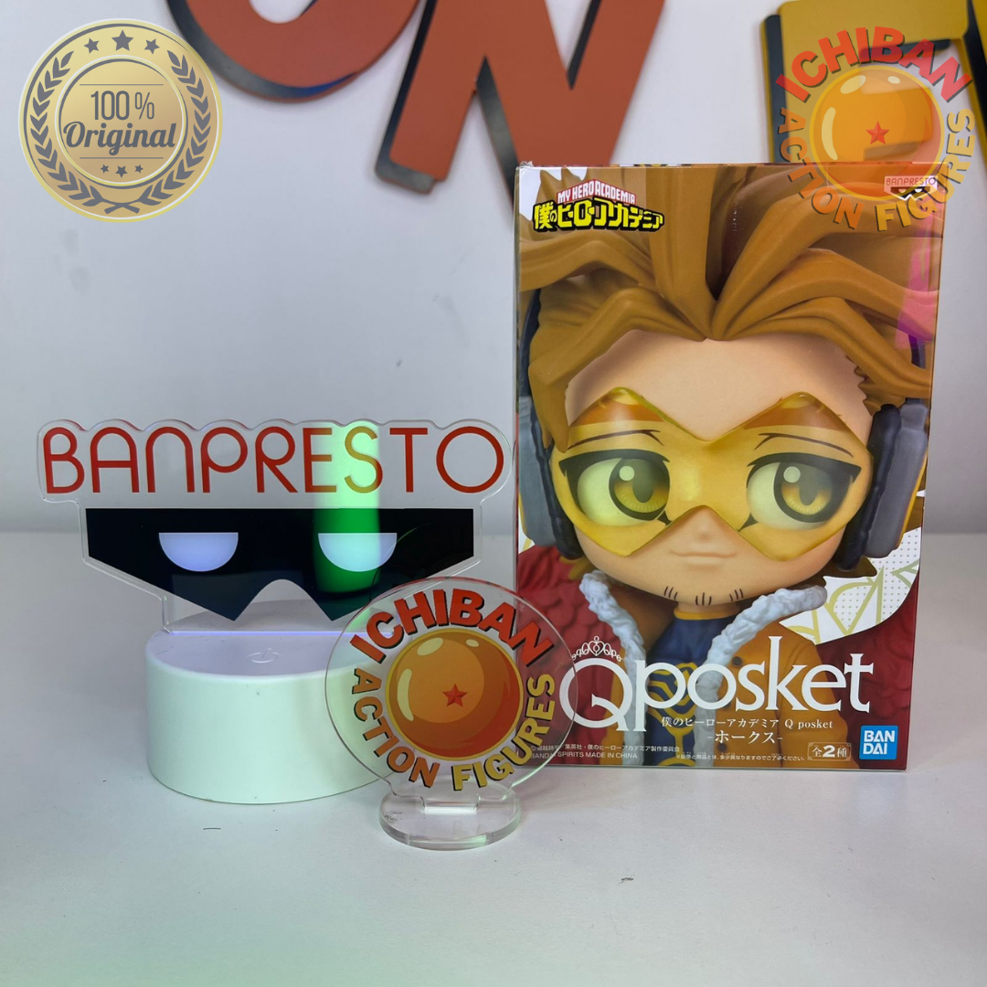 TAKAMI KEIGO HAWKS MY HERO ACADEMIA QPOSKET BANPRESTO 100% ORIGINAL ...