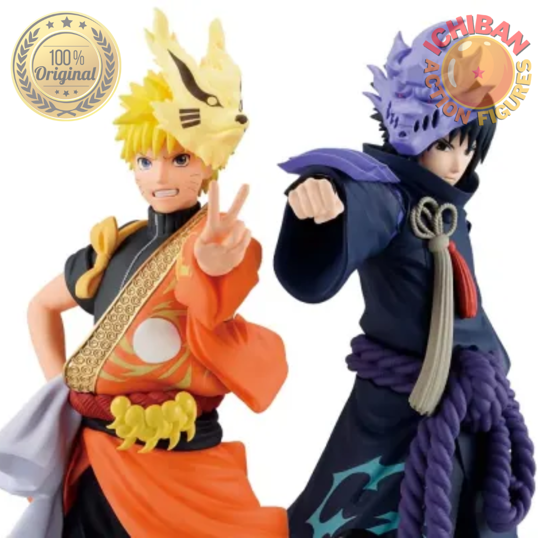 CONJUNTO NARUTO E SASUKE ANIME NARUTO SPECIAL ED. 20TH ANNIVERSARY ...
