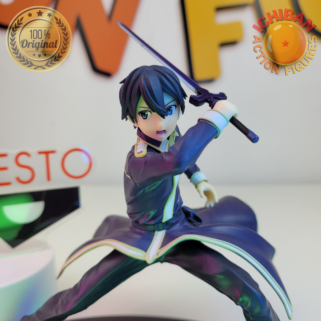 KIRITO SWORD ART ONLINE ALICIZATION EXQ BANPRESTO 100% ORIGINAL SEM CAIXA - ICHIBAN ACTION FIGURES