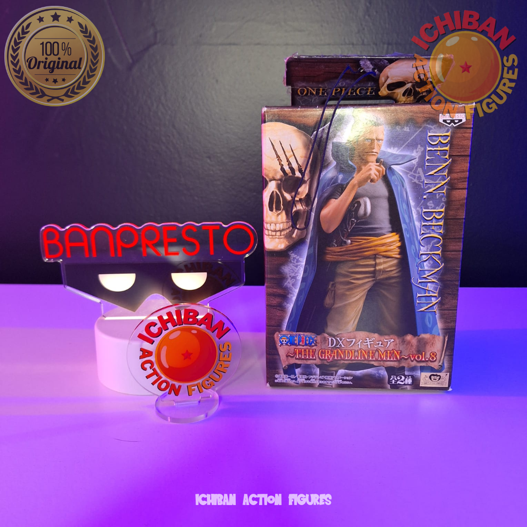 BEN BECK ONE PIECE DXF BANPRESTO 100% ORIGINAL LACRADO - ICHIBAN ACTION FIGURES