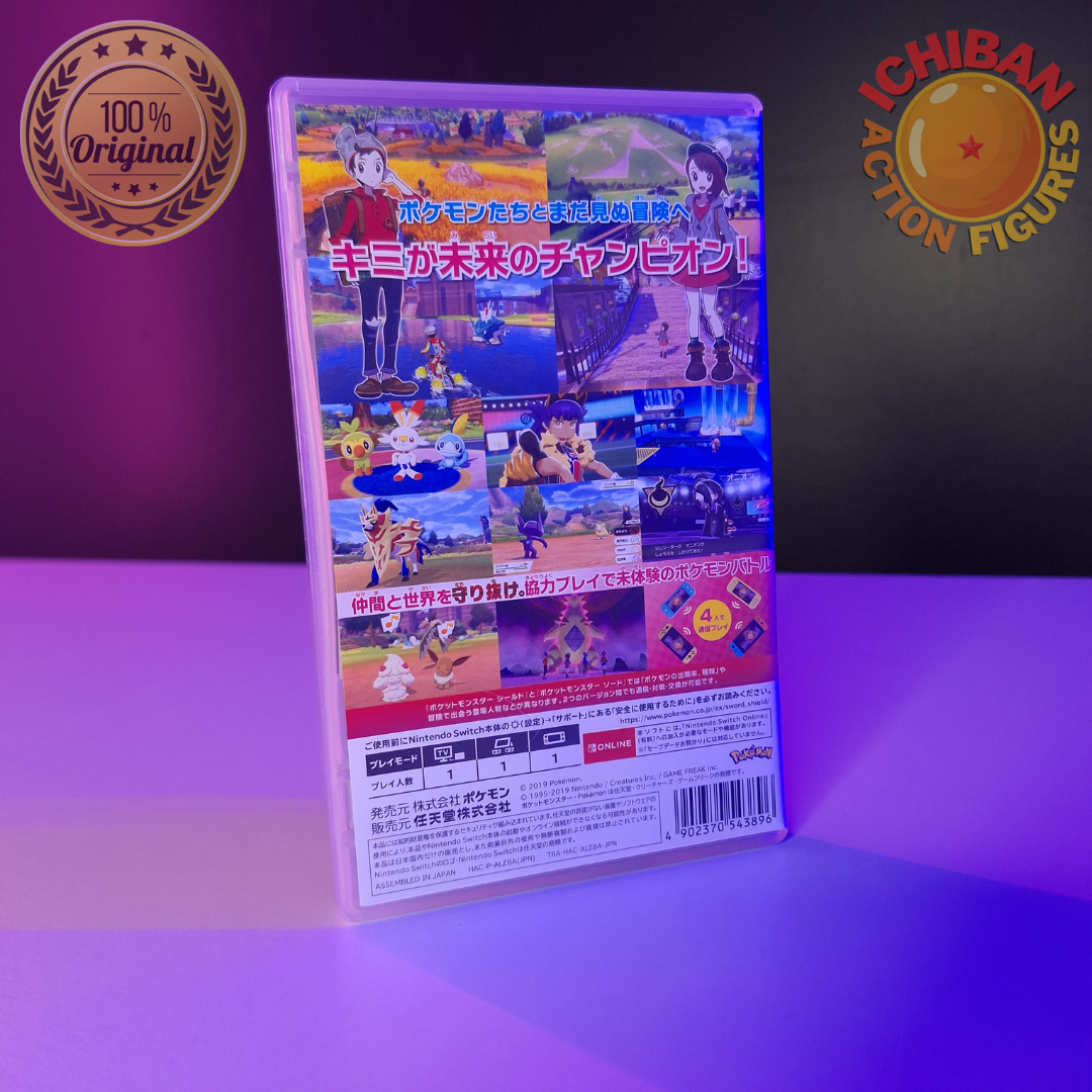 POKÉMON SHILD JOGO NINTENDO SWITCH 100% ORIGINAL - ICHIBAN ACTION FIGURES