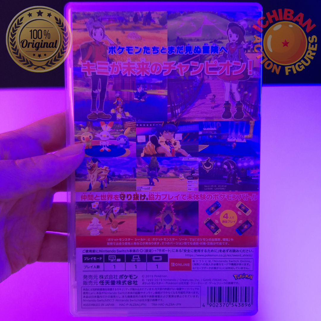 POKÉMON SHILD JOGO NINTENDO SWITCH 100% ORIGINAL - ICHIBAN ACTION FIGURES