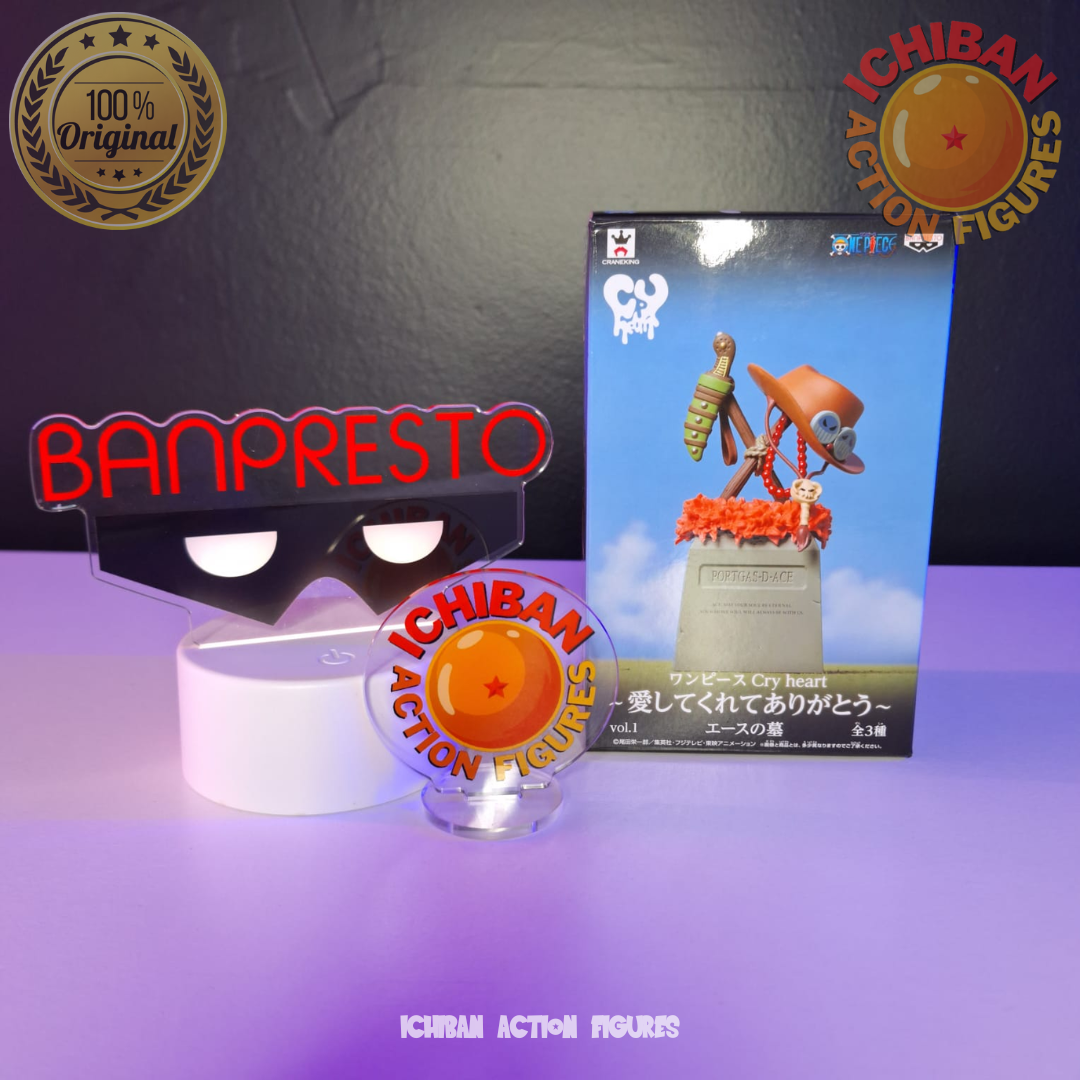 MEMORIAL ACE ONE PIECE CRY HEART BANPRESTO 100% ORIGINAL LACRADO ...
