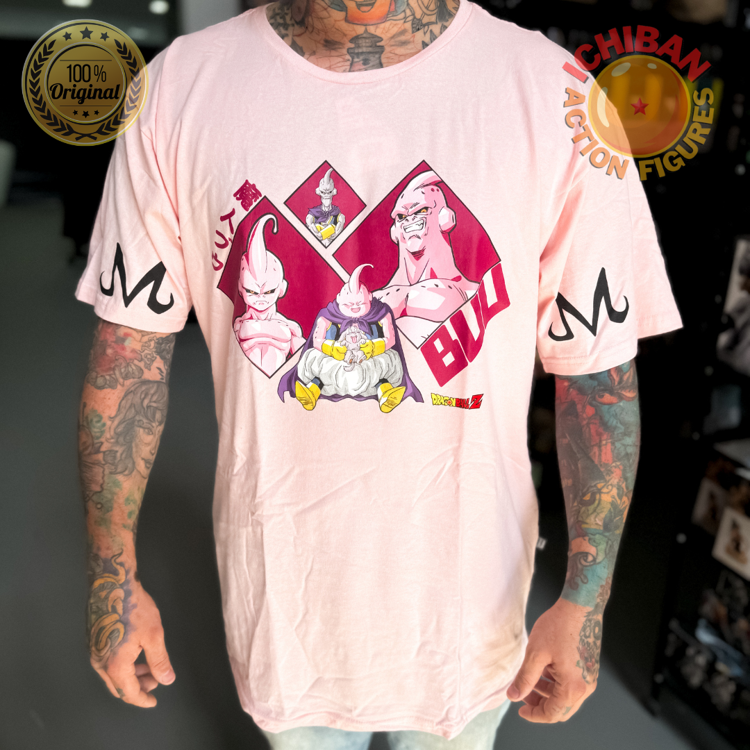 CAMISETA MAJIN BOO ROSA DRAGON BALL Z XL 100% ORIGINAL LICENCIADA TOEI ...