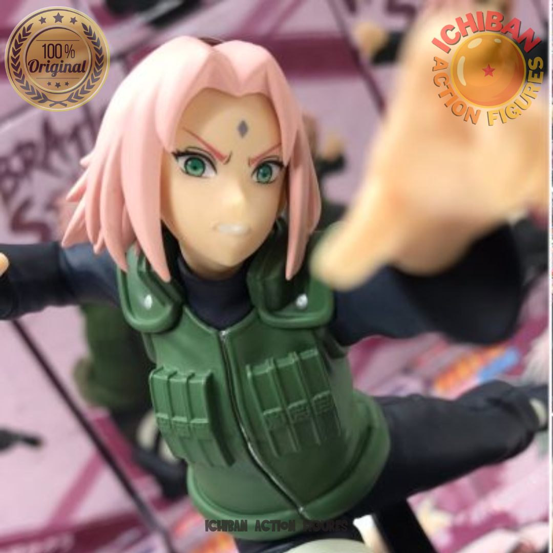 HARUNO SAKURA DANDO SOCO NARUTO SHIPPUDEN VIBRATION STARS VOL. 2 BANPRESTO 100% ORIGINAL LACRADO ...