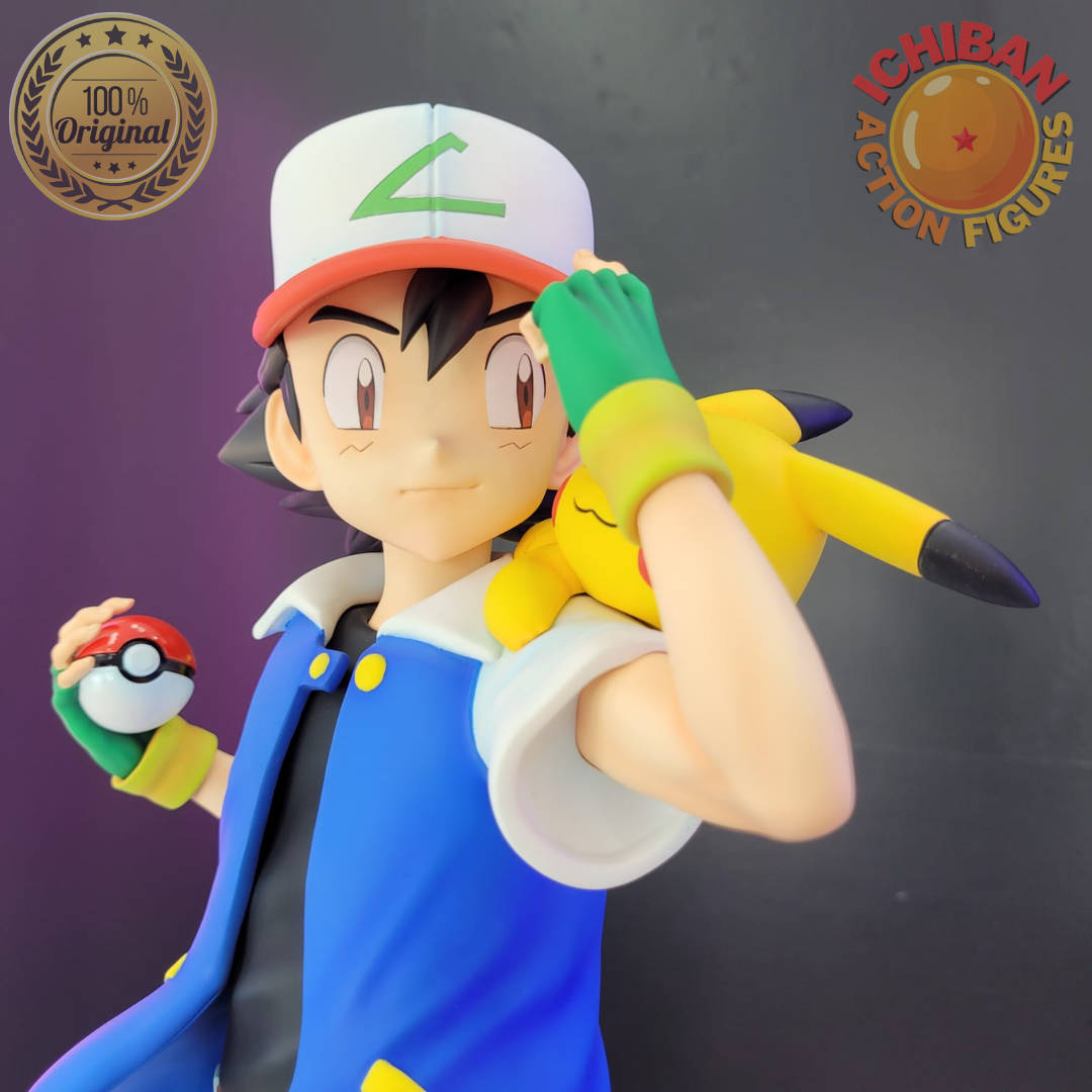 ASH KETCHUM POKÉMON IP MUSEUM STUDIO 1/3 100% ORIGINAL - ICHIBAN ACTION ...