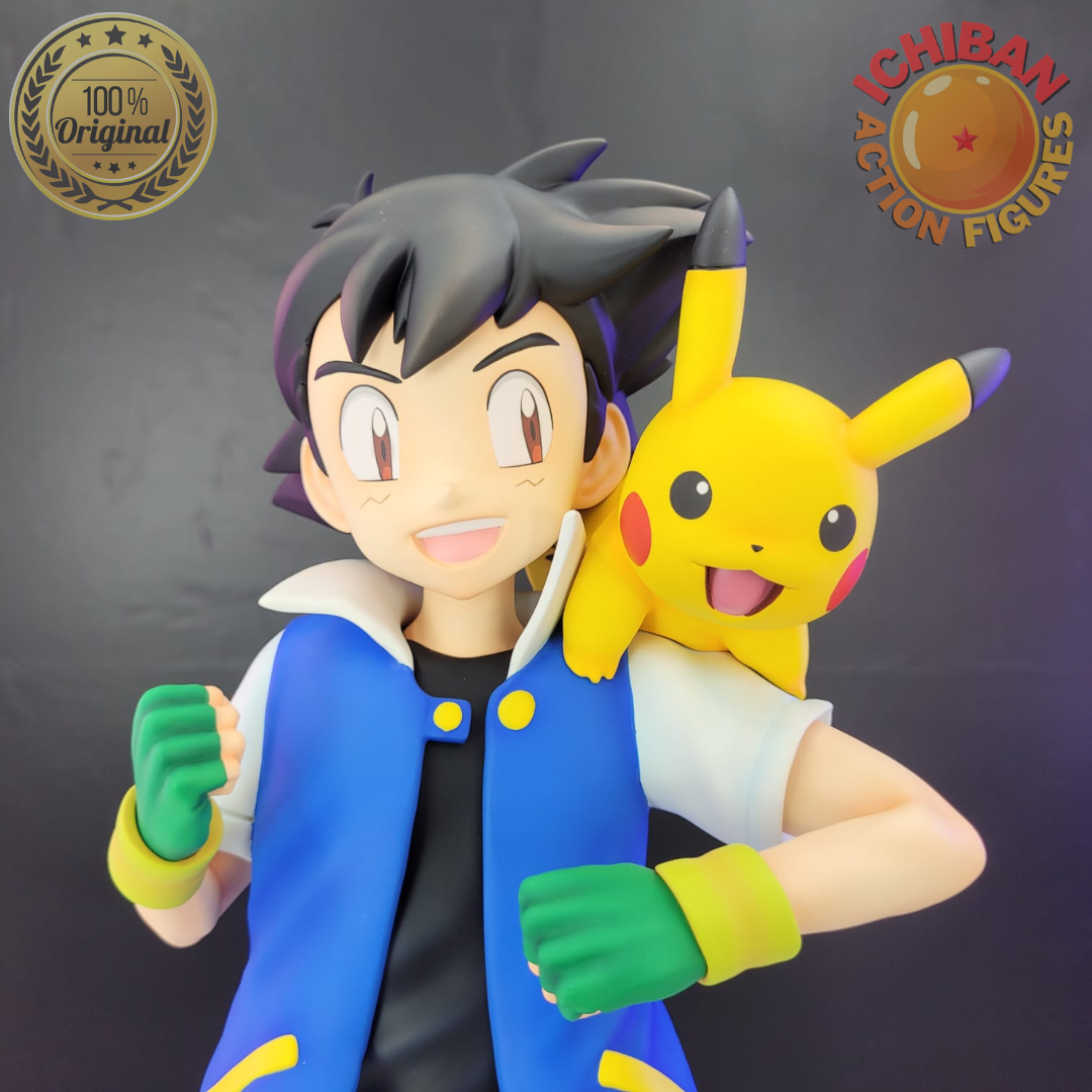 ASH KETCHUM POKÉMON IP MUSEUM STUDIO 1/3 100% ORIGINAL - ICHIBAN ACTION ...