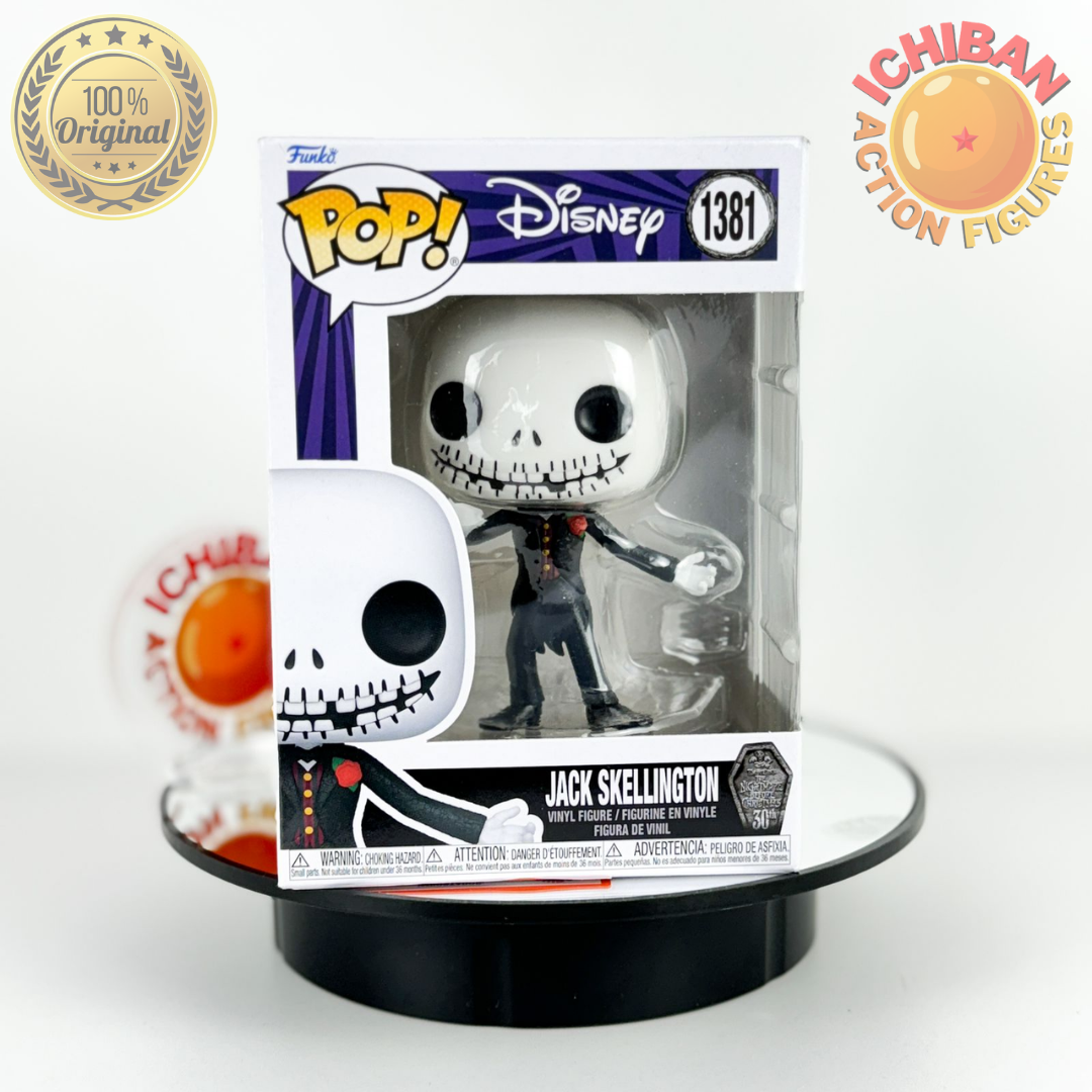 JACK SKELLINGTON THE NIGHTMARE BEFORE CHRISTMAS 30TH FUNKO POP 1381 100 ...