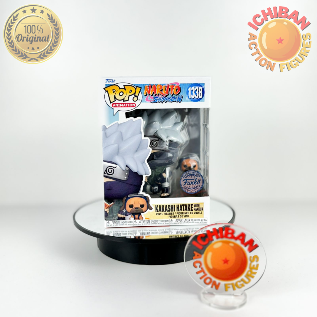 HATAKE KAKASHI WITH PAKKUN NARUTO SHIPPUDEN FUNKO POP 1338 100% ...