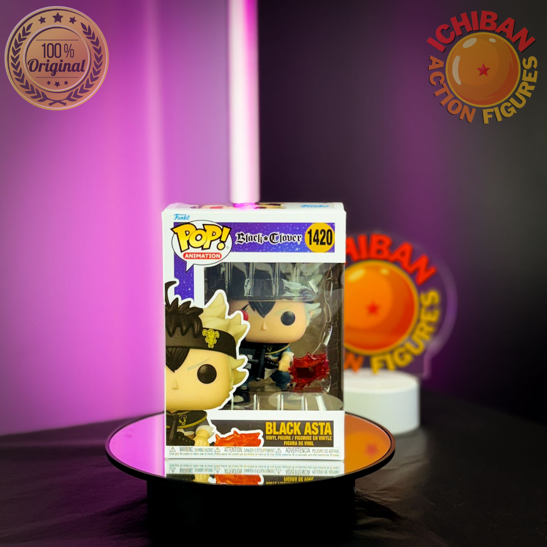 BLACK ASTA BLACK CLOVER FUNKO POP 1420 100% ORIGINAL LACRADO - ICHIBAN ...