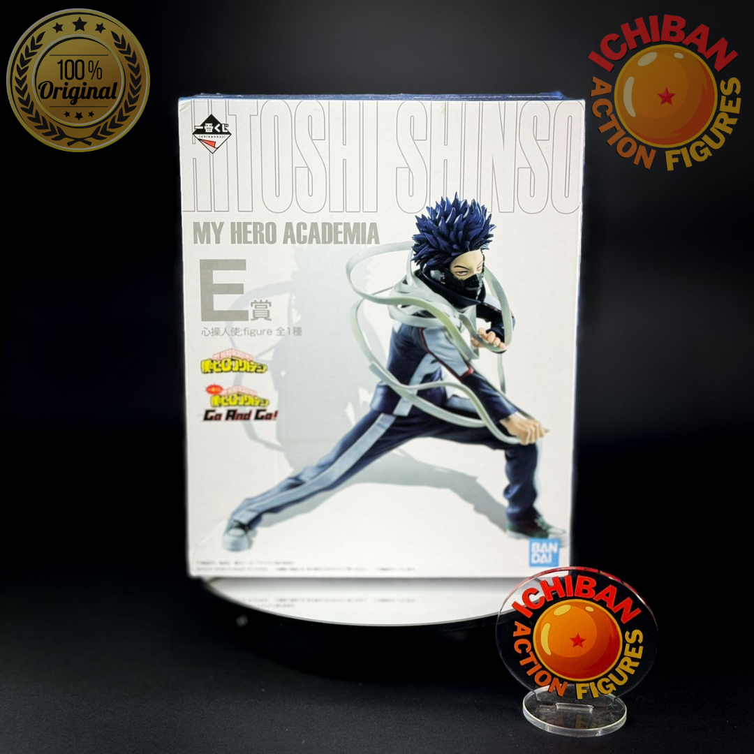 HITOSHI SHINSO MY HERO ACADEMIA GO AND GO! ICHIBAN KUJI LETRA E BANDAI 100% ORIGINAL LACRADO ...