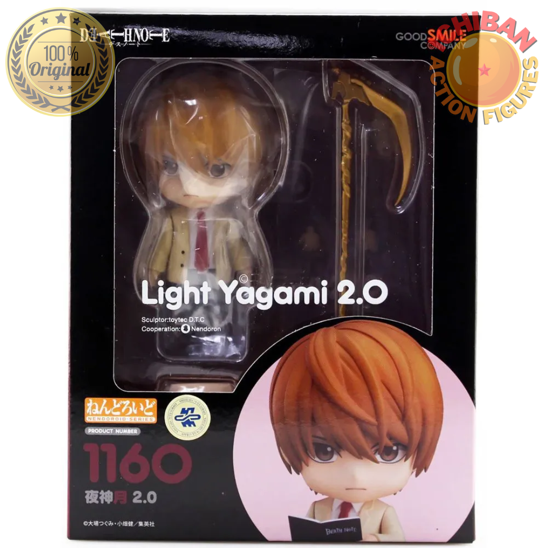 LIGHT YAGAMI DEATH NOTE NENDOROID VER.2 GOODSMILE COMPANY 1160 100% ...