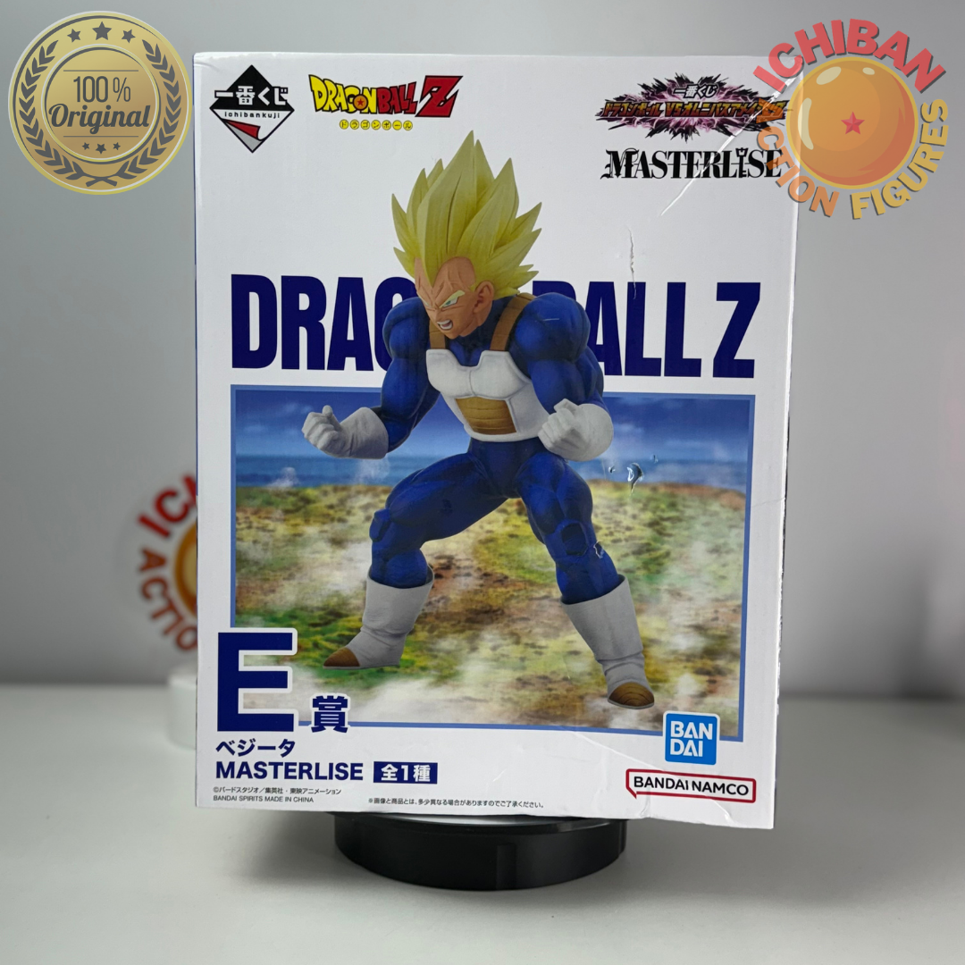 SUPER VEGETA SSJ DRAGON BALL Z MASTERLISE ICHIBAN KUJI LETRA E BANDAI ...