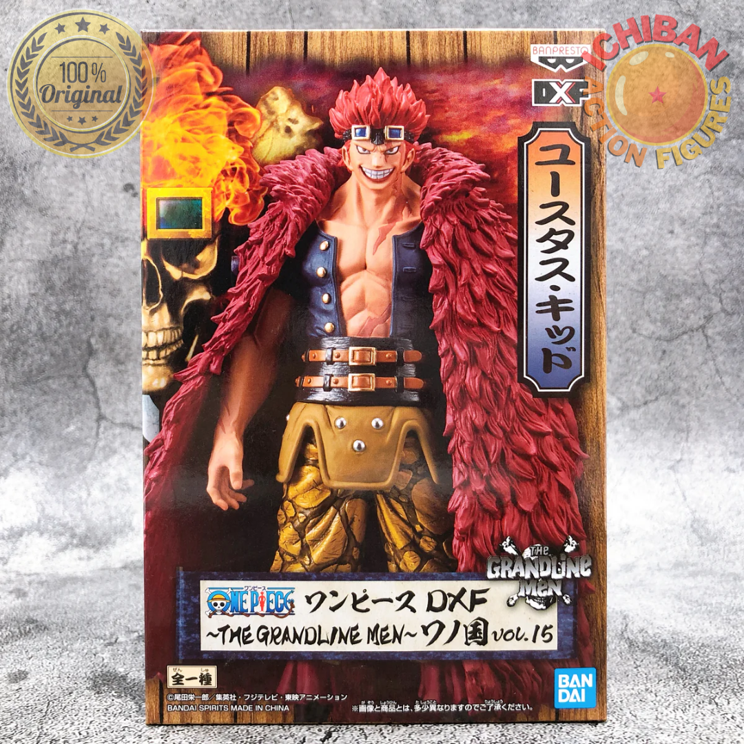 EUSTASS KID WANO ONE PIECE DXF VOL.15 BANPRESTO 100% ORIGINAL LACRADO ...