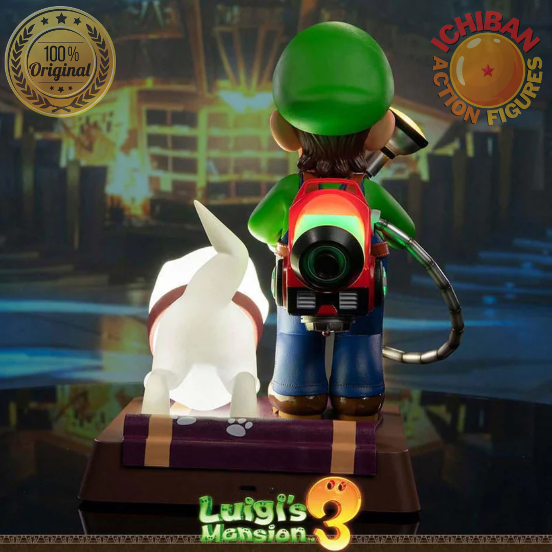 LUIGI E POLTERPUP SUPER MARIO BROS NINTENDO COLLECTOR ED. FIGURE ...