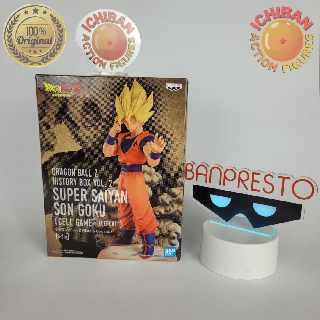 SON GOKU SSJ TELETRANSPORTANDO DRAGON BALL Z HISTORY BOX VOL.2 BANPRESTO 100% ORIGINAL LACRADO ...