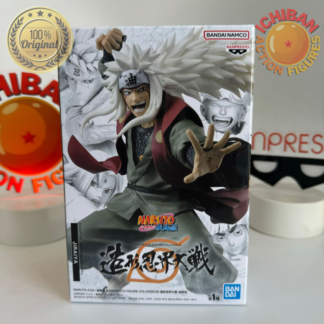 JIRAIYA POSE DE ATAQUE NARUTO SHIPPUDEN BFC BANPRESTO 100% ORIGINAL LACRADO - ICHIBAN ACTION FIGURES