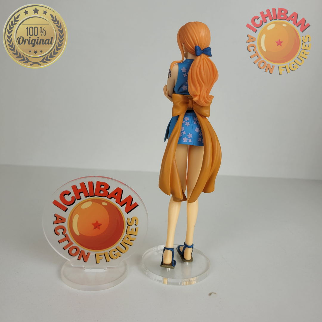NAMI WANO KIMONO AZUL CLARO ONE PIECE DXF VOL.1 BANPRESTO 100% ORIGINAL ...
