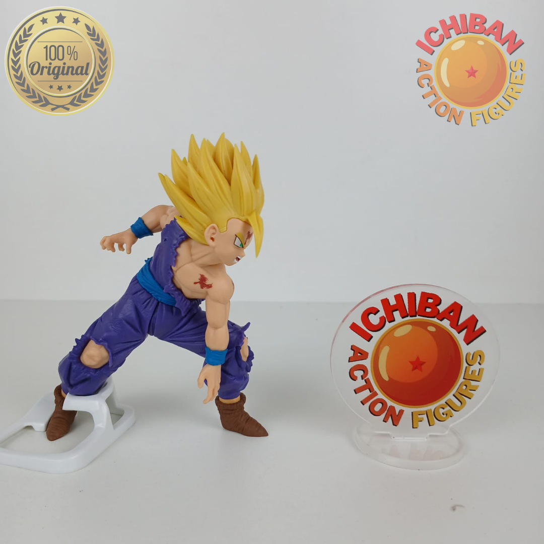 GOHAN KID SSJ VS PERFECT CELL DRAGON BALL Z MATCH MAKERS BANPRESTO 100% ...