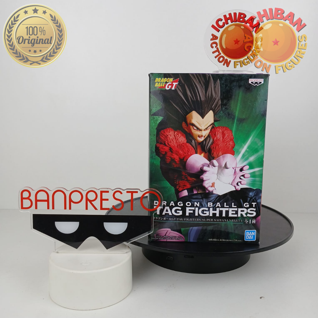 VEGETA SSJ4 DRAGON BALL GT TAG FIGHTERS BANPRESTO 100% ORIGINAL LACRADO ...