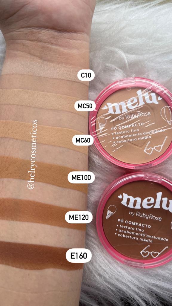 Pó Compacto Melu Cor MC60 - Belry Cosméticos