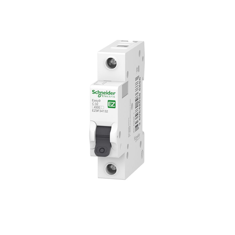 Mini Disjuntor Schneider K32a 1P C 10A 3KA 230/400Vca - K32A1C10 ...