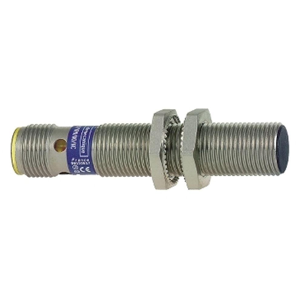 XS112B3PAM12 - SENSOR INDUTIVO M12 12...24VCC PNP NA FACEADO CONEC - Estronic - Materiais Elétricos