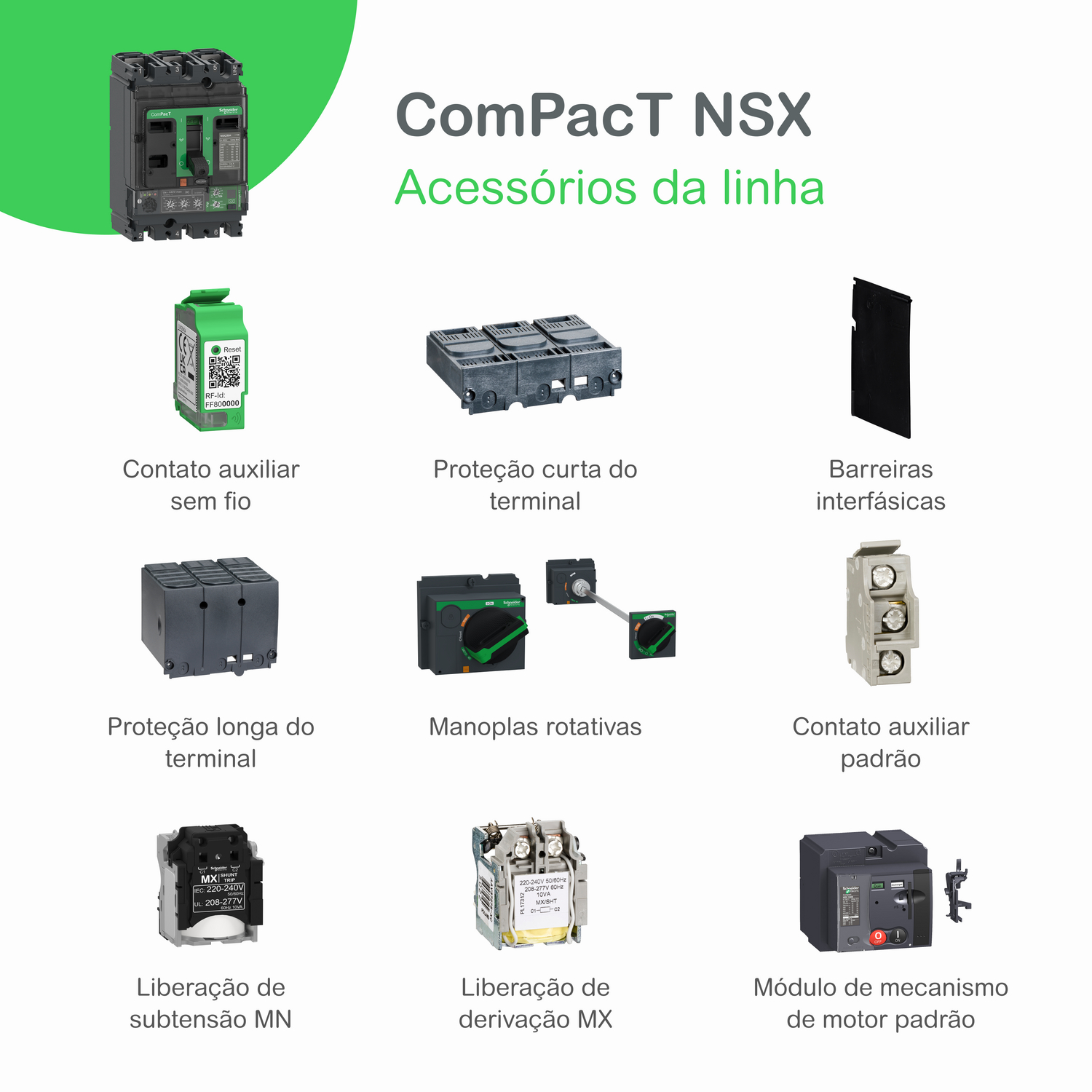 DISJUNTOR NSX250B TM250D 3P3D - C25B3TM250 - Estronic - Materiais Elétricos