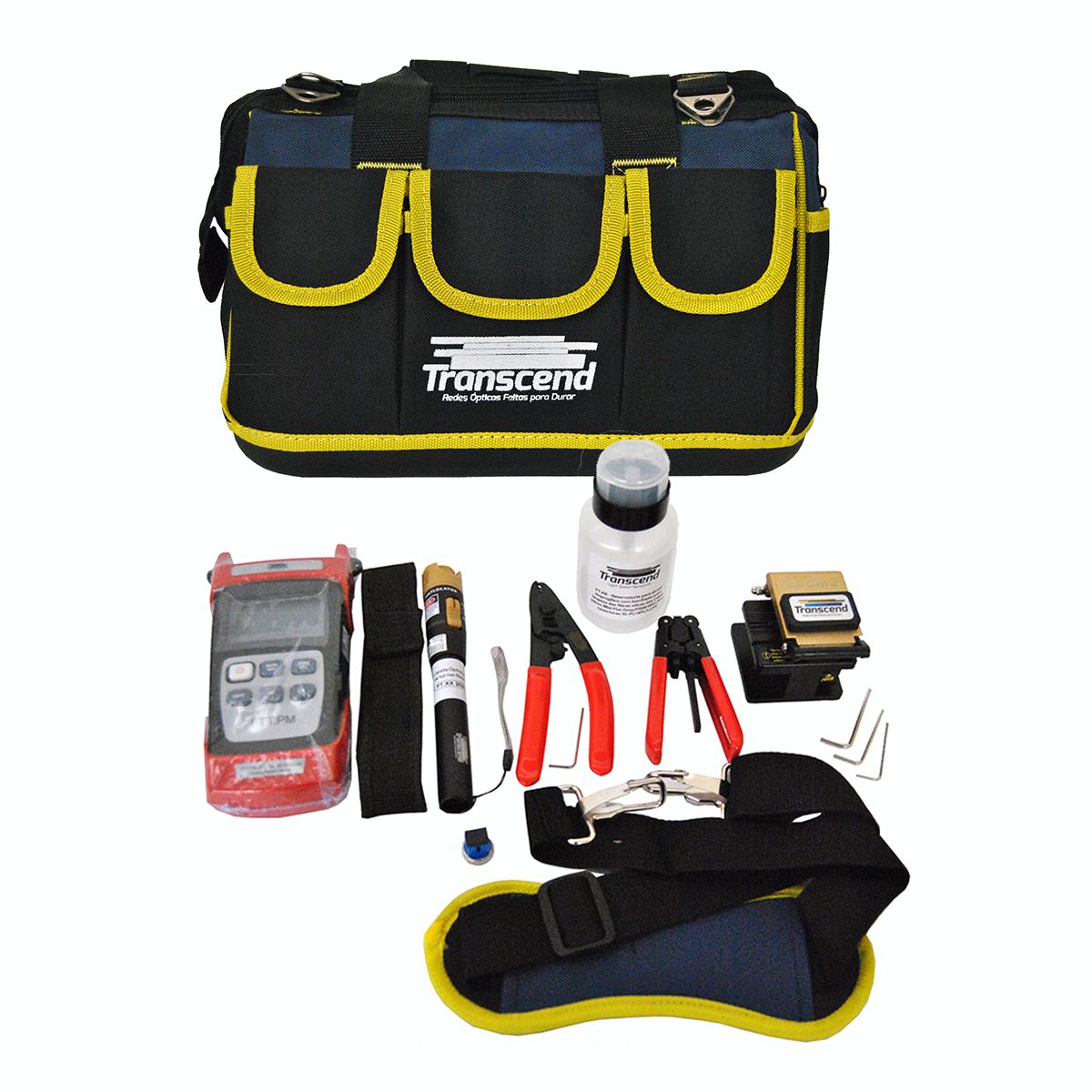 KIT COMPLETO PARA INSTALAÇÃO E MANUTENÇÃO DE REDES ÓPTICAS - Fibras Net SP