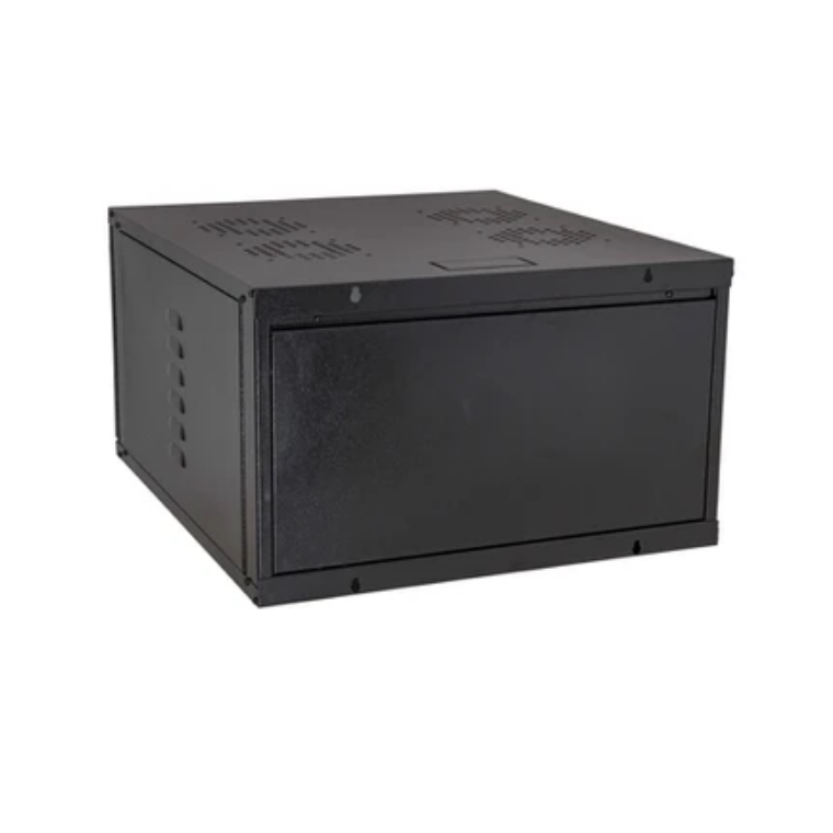 MINI RACK 19 POLEGADAS | 04U X 470MM |PRETO - Fibras Net SP