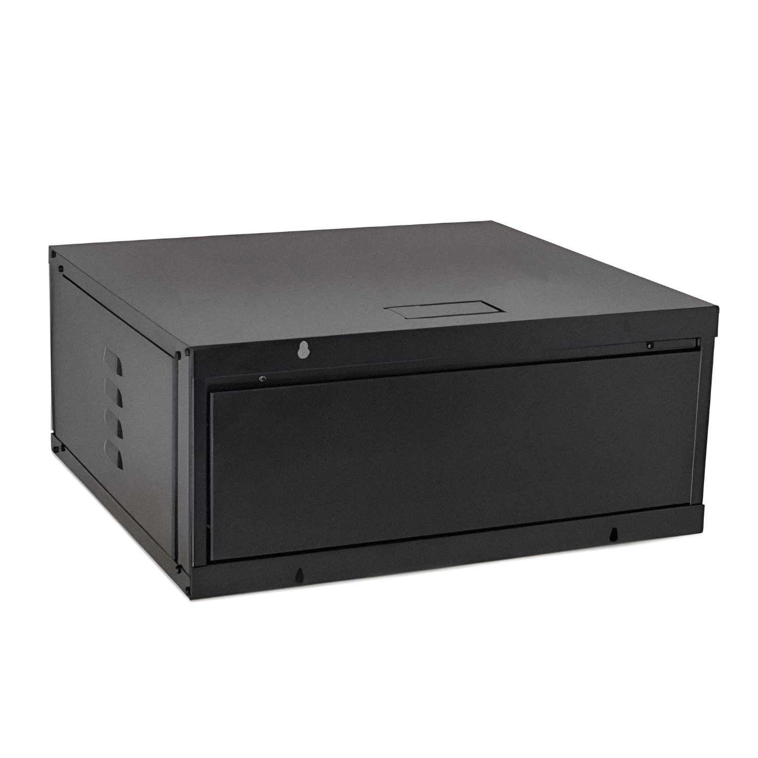 MINI RACK 19 POLEGADAS | 03U X 470MM |PRETO - Fibras Net SP