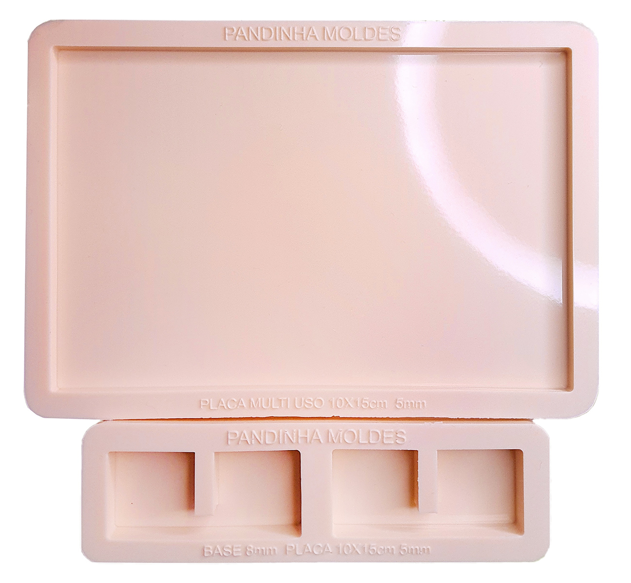 Molde De Silicone Para Resina Placa Pix ou Foto Multi Uso 10x15cm ...