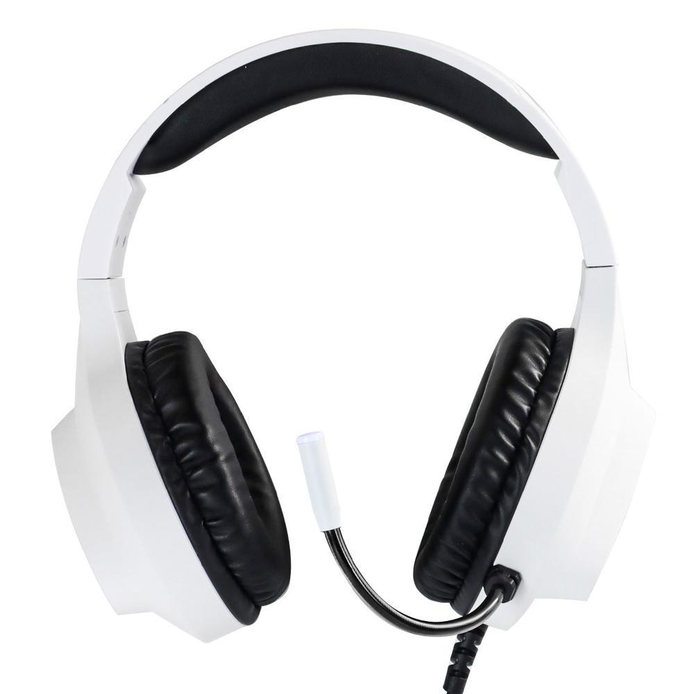 FONE HEADSET GAMER CHROMA USB 7.1 RGB BRANCO - GH802 - Hard One Informática
