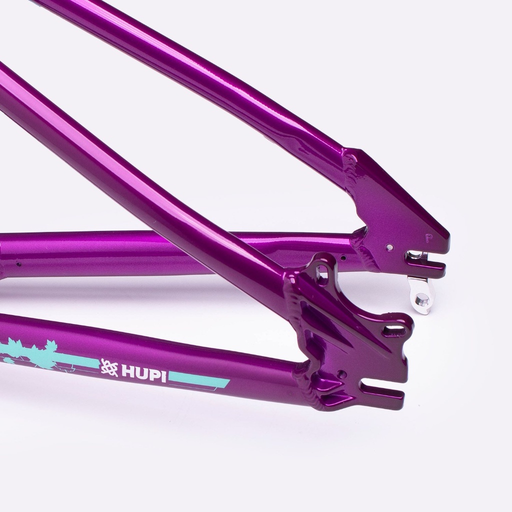 QUADRO HUPI WHISTLER V6 ROXO HORIZONTAL - HUPI BIKES - Torino Bikes