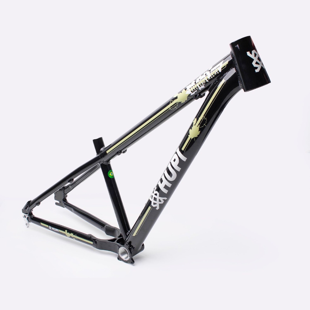 QUADRO HUPI WHISTLER V6 PRETO HORIZONTAL - HUPI BIKES - Torino Bikes