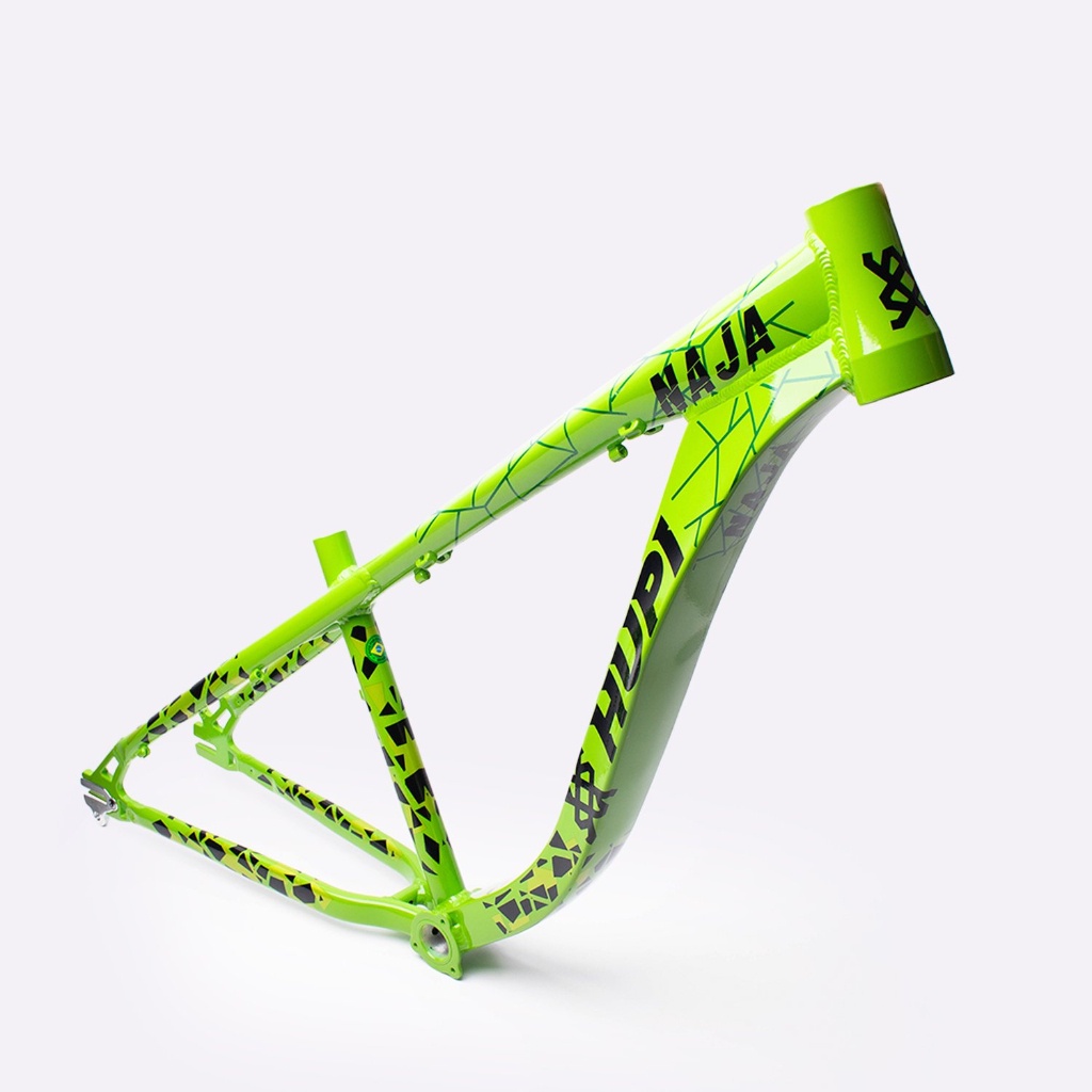 QUADRO HUPI NAJA V9 VERDE HORIZONTAL - HUPI BIKES - Torino Bikes