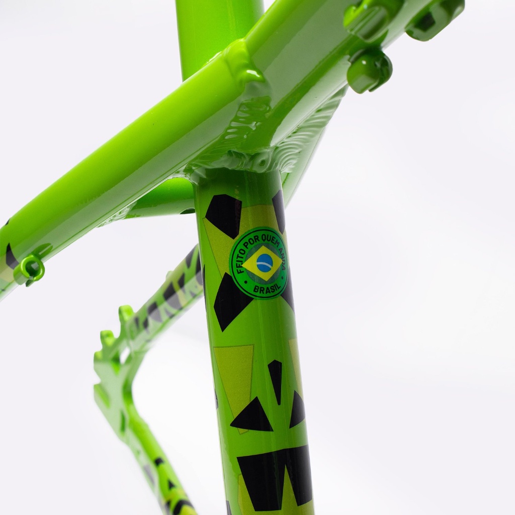 QUADRO HUPI NAJA V9 VERDE HORIZONTAL - HUPI BIKES - Torino Bikes