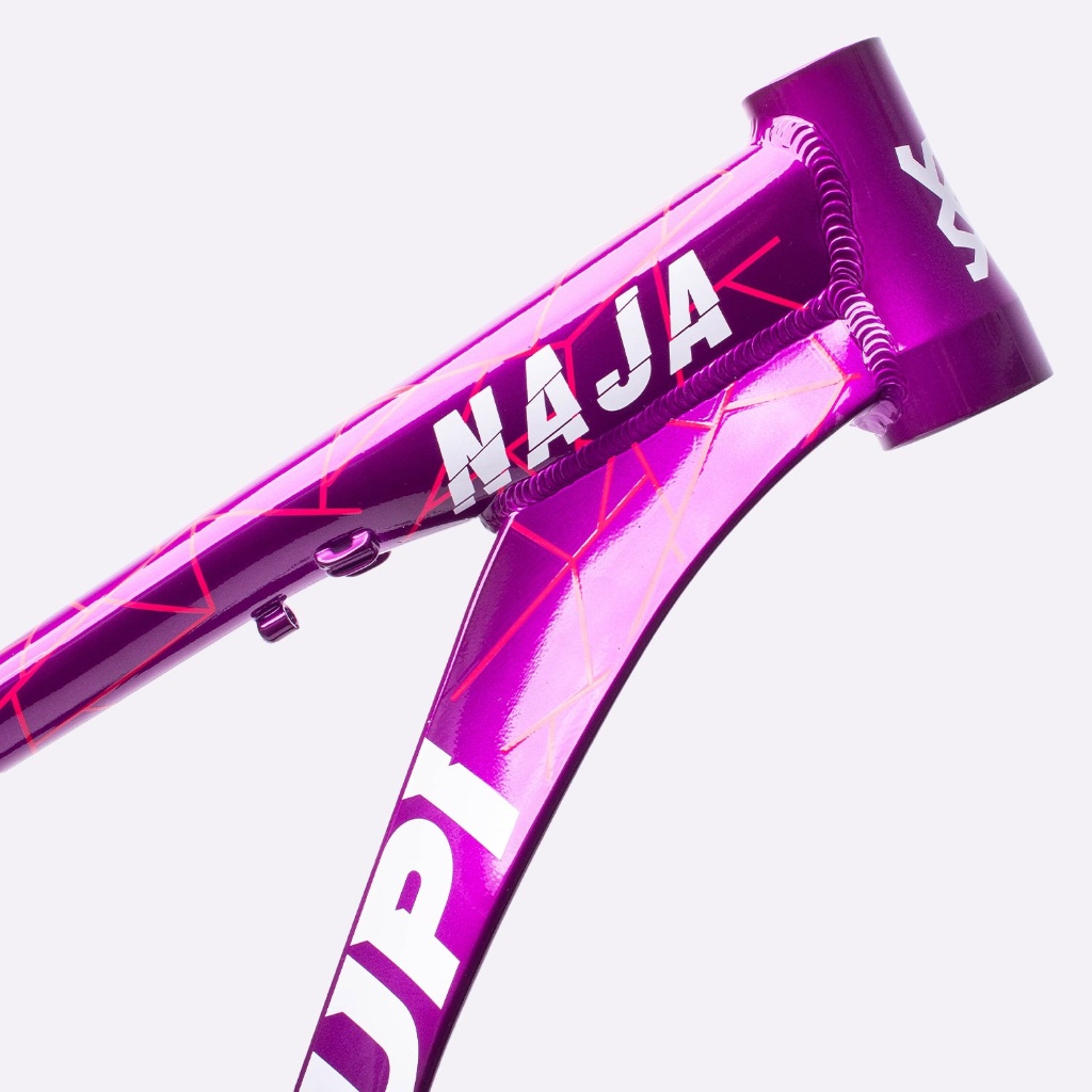 QUADRO HUPI NAJA V9 ROXO HORIZONTAL - HUPI BIKES - Torino Bikes
