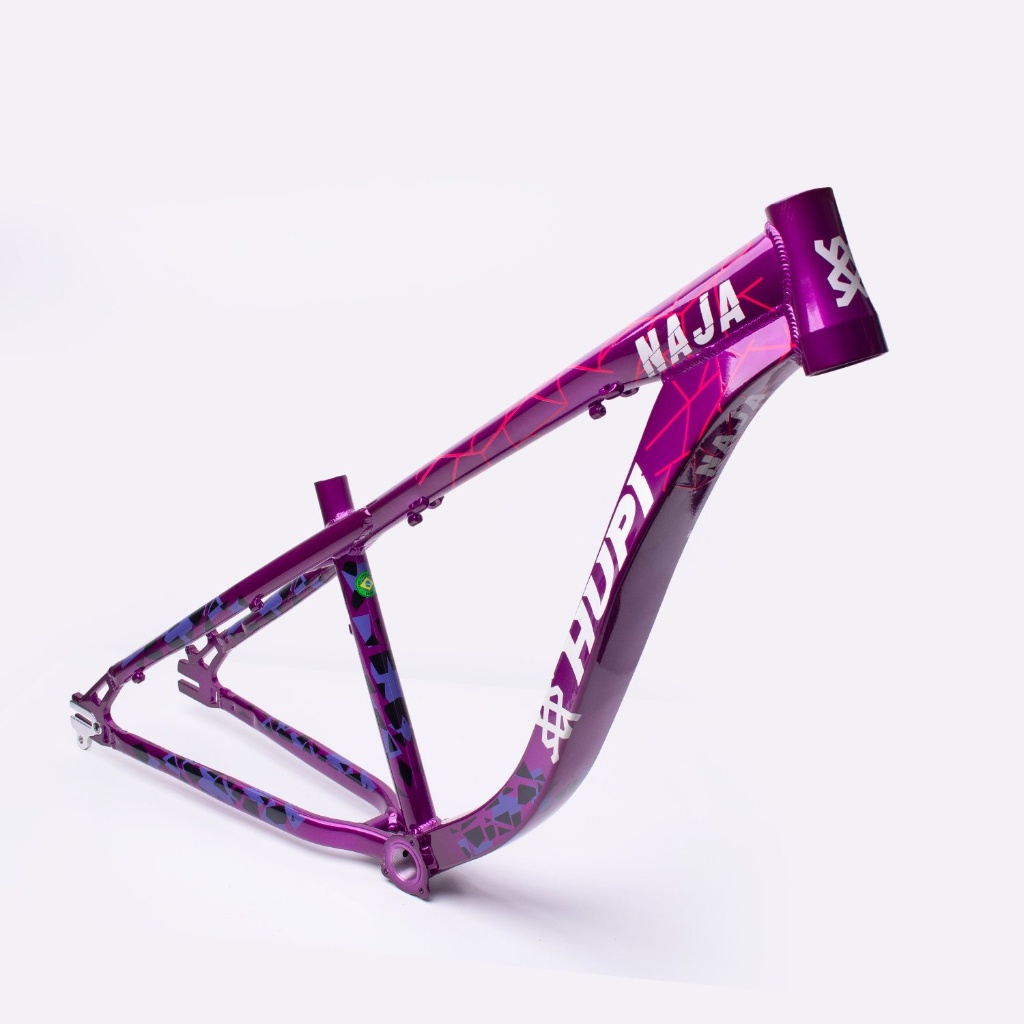 QUADRO HUPI NAJA V9 ROXO HORIZONTAL - HUPI BIKES - Torino Bikes