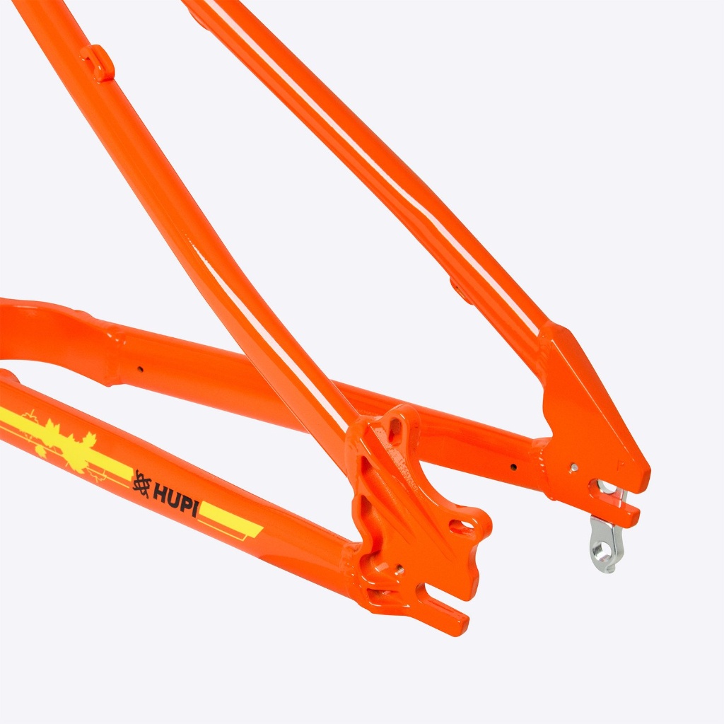 QUADRO HUPI WHISTLER V6 LARANJA GANCHEIRA HORIZONTAL - HUPI BIKES ...