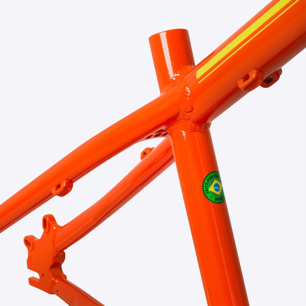 QUADRO HUPI WHISTLER V6 LARANJA GANCHEIRA HORIZONTAL - HUPI BIKES ...