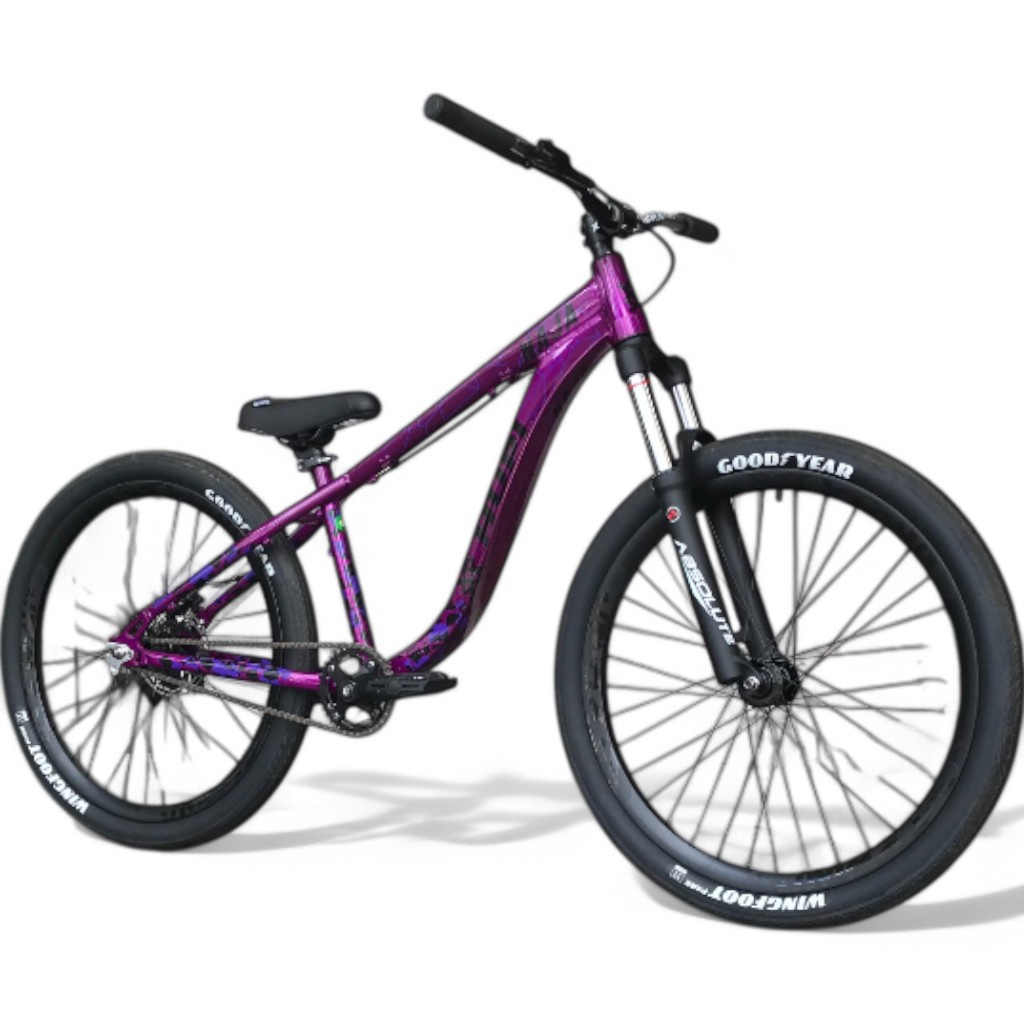 BICICLETA HUPI NAJA V9 ROXO/PRETO - Torino Bikes