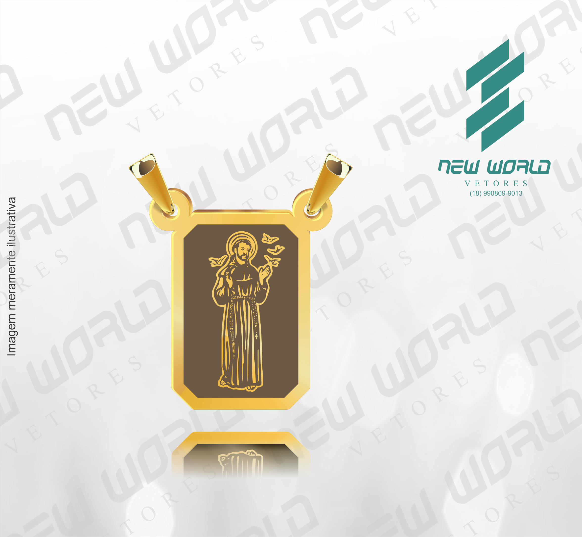 Pacote de Arquivos de Escapulários de Santos - New World Vetores a loja ...