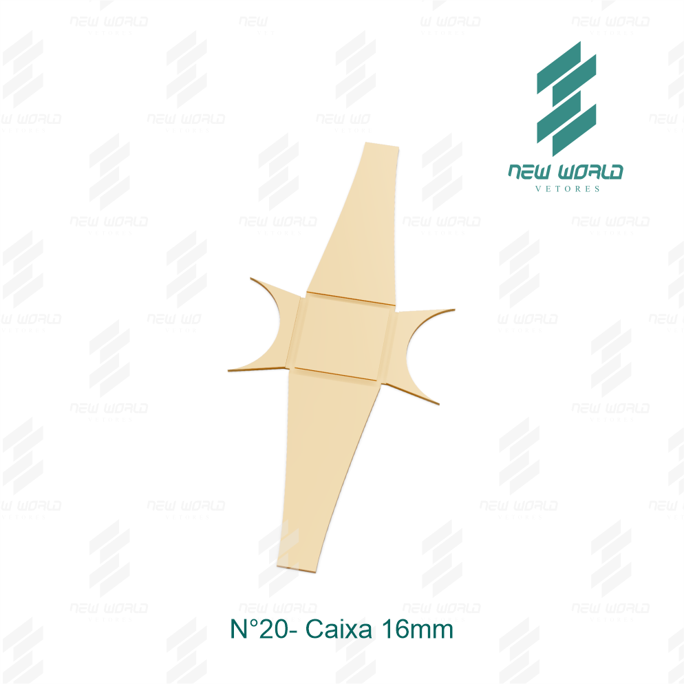 Anel Caixa N°20 - Formato DXF, SVG - New World Vetores a loja de ...