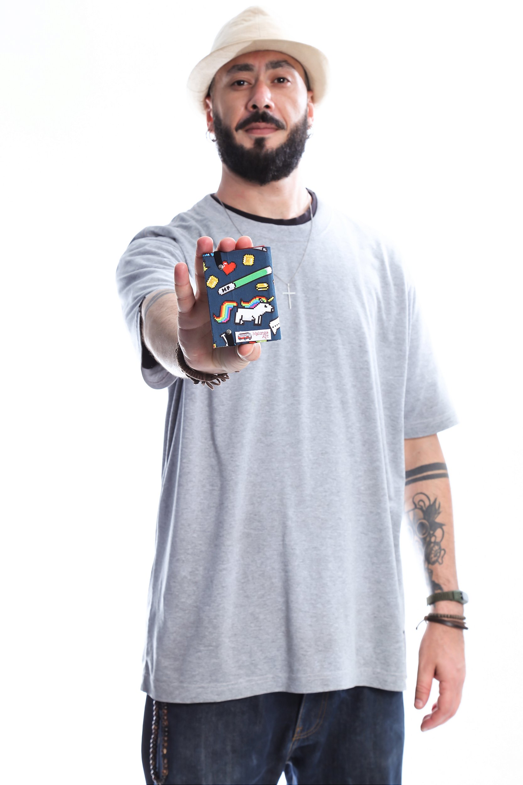 Carteira Cravo - Pixel - Malungo Art