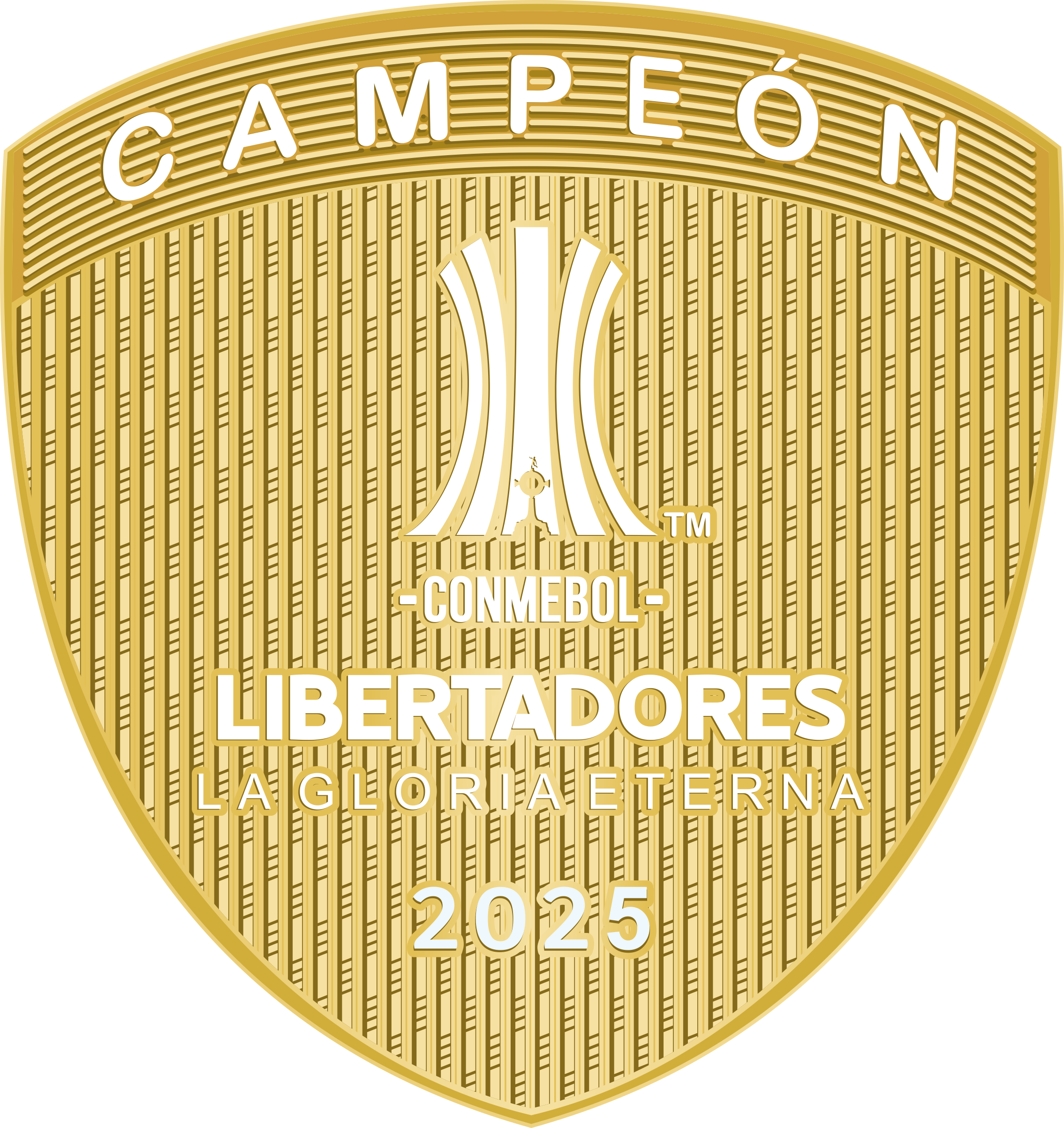 Patch Campeon Libertadores Lima 2025 - Arte Vetor - Acesso Loja - A sua ...