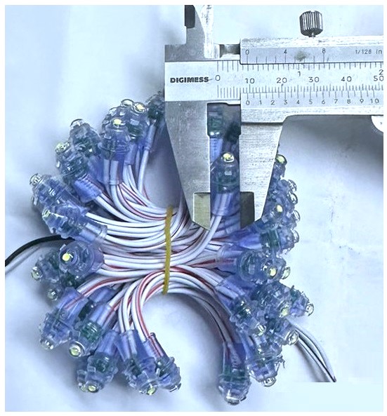 Pixel Led 9mm 1-LED 0,3W 12v Verde Puro IP68 A Prova D’água 9mm 12volt ...