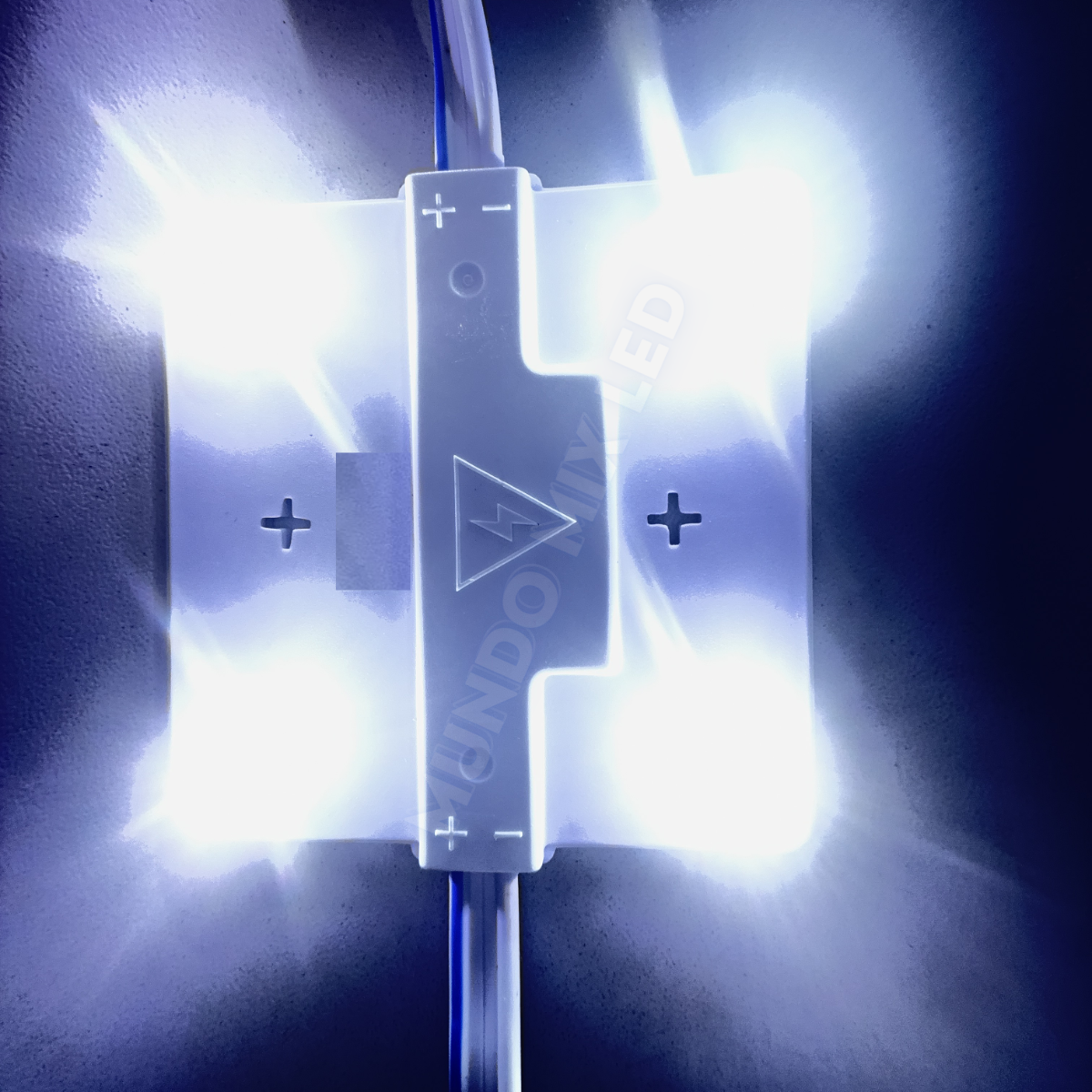 Módulo LED 6X6 AC-220V 4W 4-LEDs Branco Frio IP67 Direto Na Energia ...