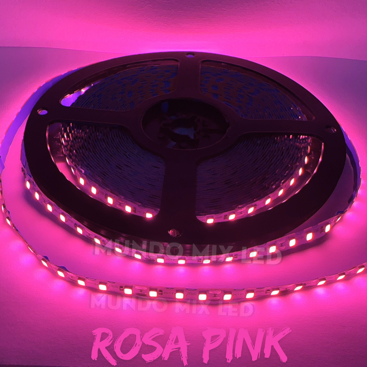 Fita LED 5Volts 6mm 9W 120LED /mt 5V Rosa Pink Zig Zag Faz Dobrável Fa ...