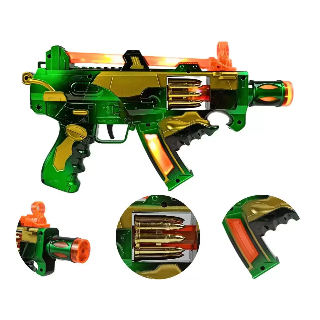 Arma Super Comando Com Luz e Som - Atacadão Global